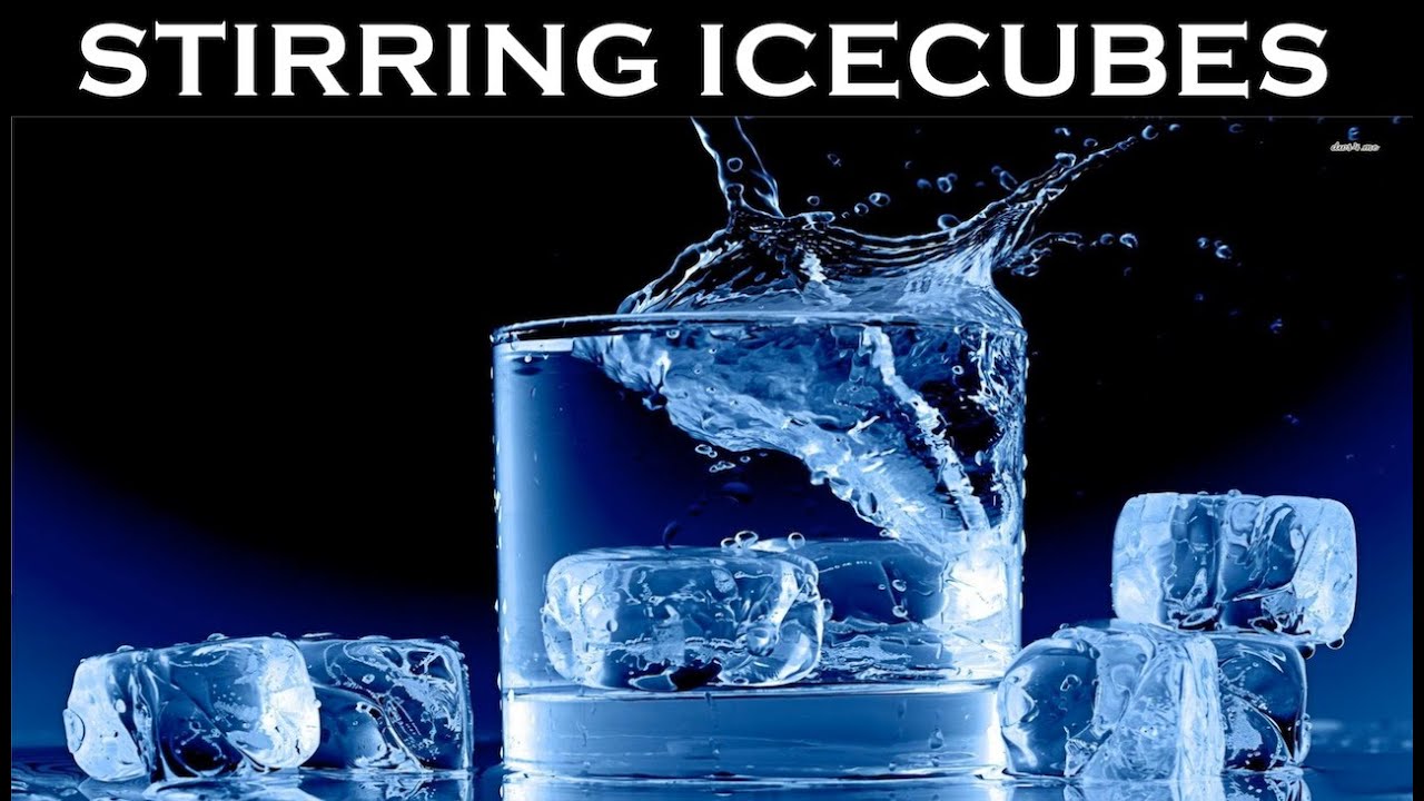 Ice Cube Glass Stir Sound Effects | HD - YouTube