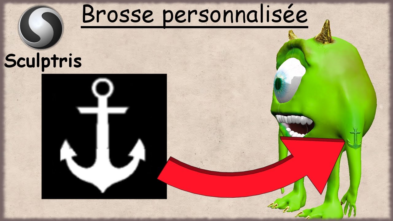 Sculptris - 27 - Module paint Brosse Perso - YouTube