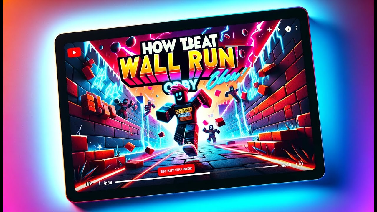 how to beat wall run obby in roblox - YouTube