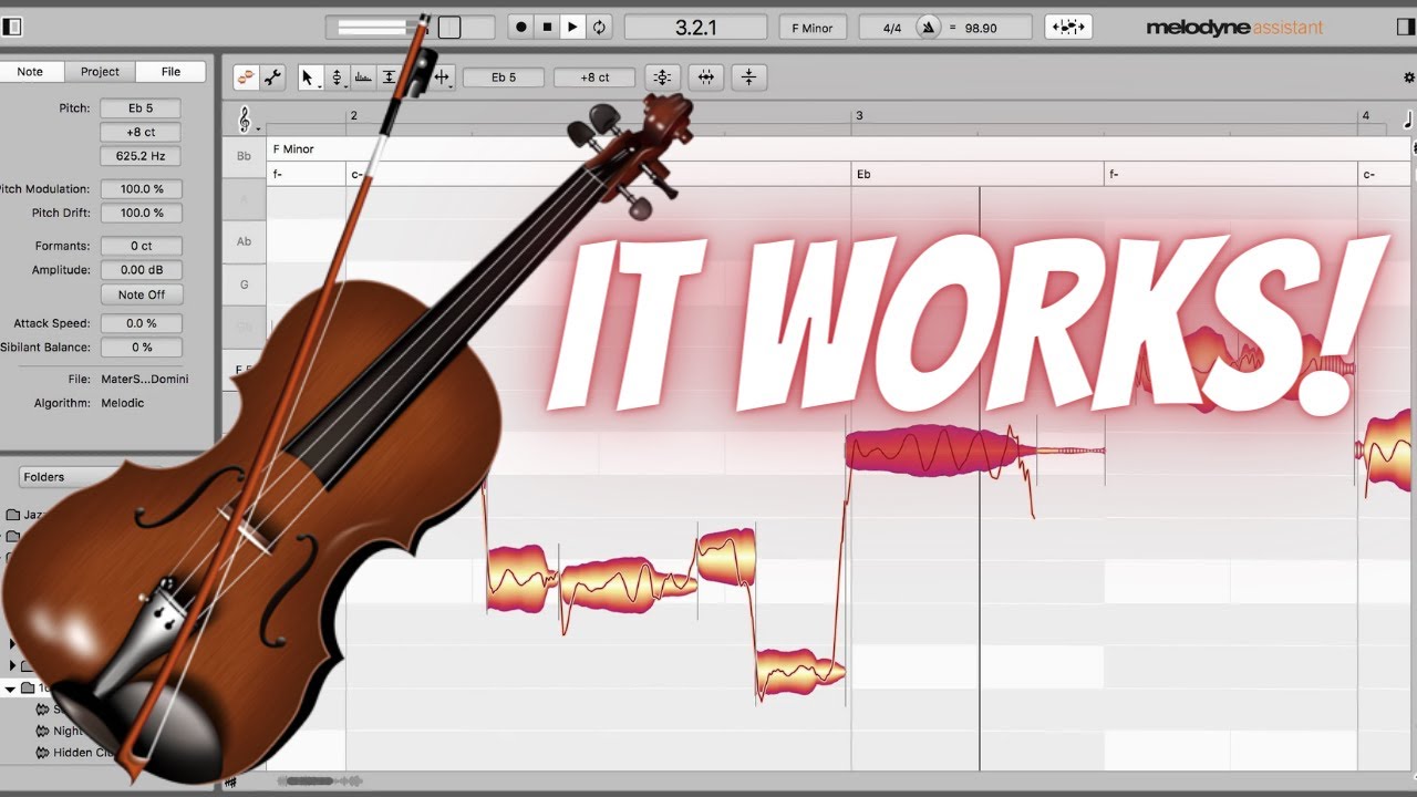 Melodyne Violin Tutorial | Perfect Pitch, Formant | and Timing ...