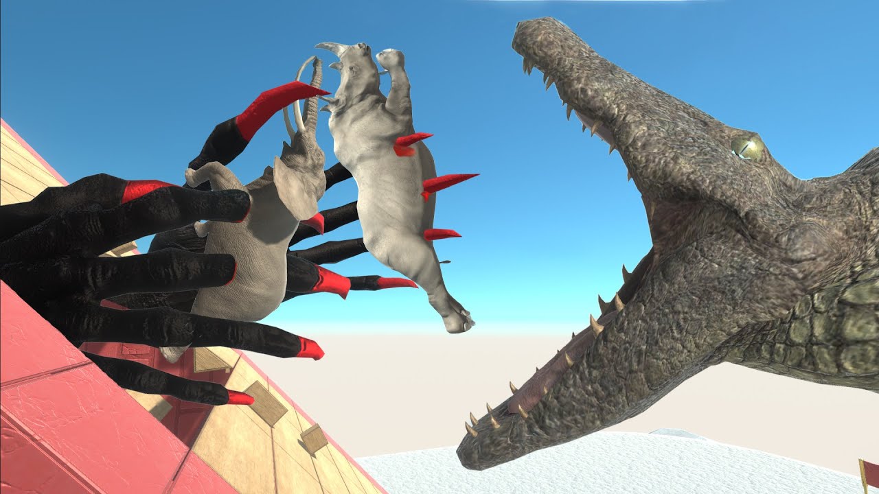 Sudden Attack on Crocodile and Scourge Scourge - Animal Revolt Battle ...