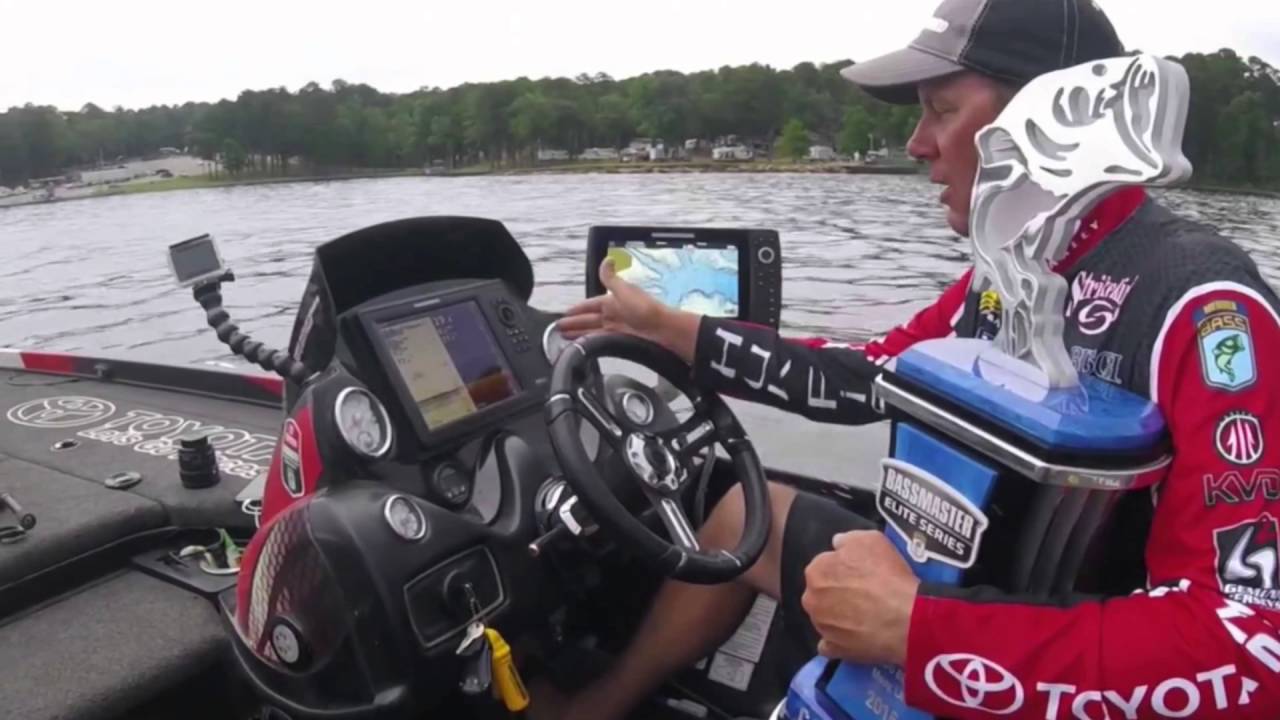 KVD — Toledo Bend — Humminbird Lakemaster V3 Chip - YouTube