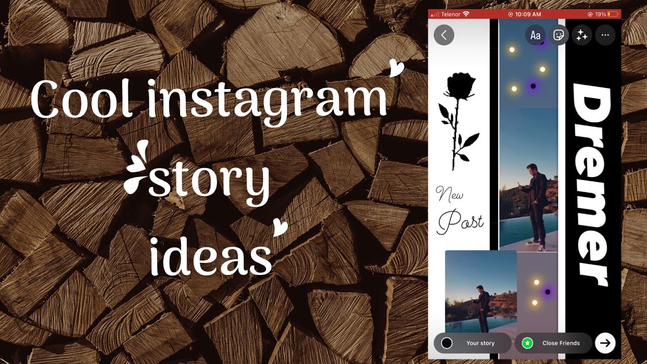 How to create cool story on instagram | New instagram story ideas - YouTube