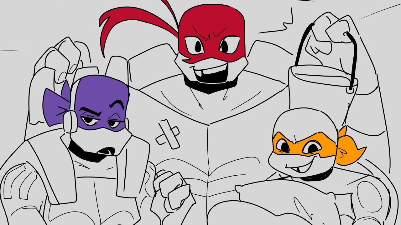 Rottmnt comic dub Sick day #saverottmnt - YouTube