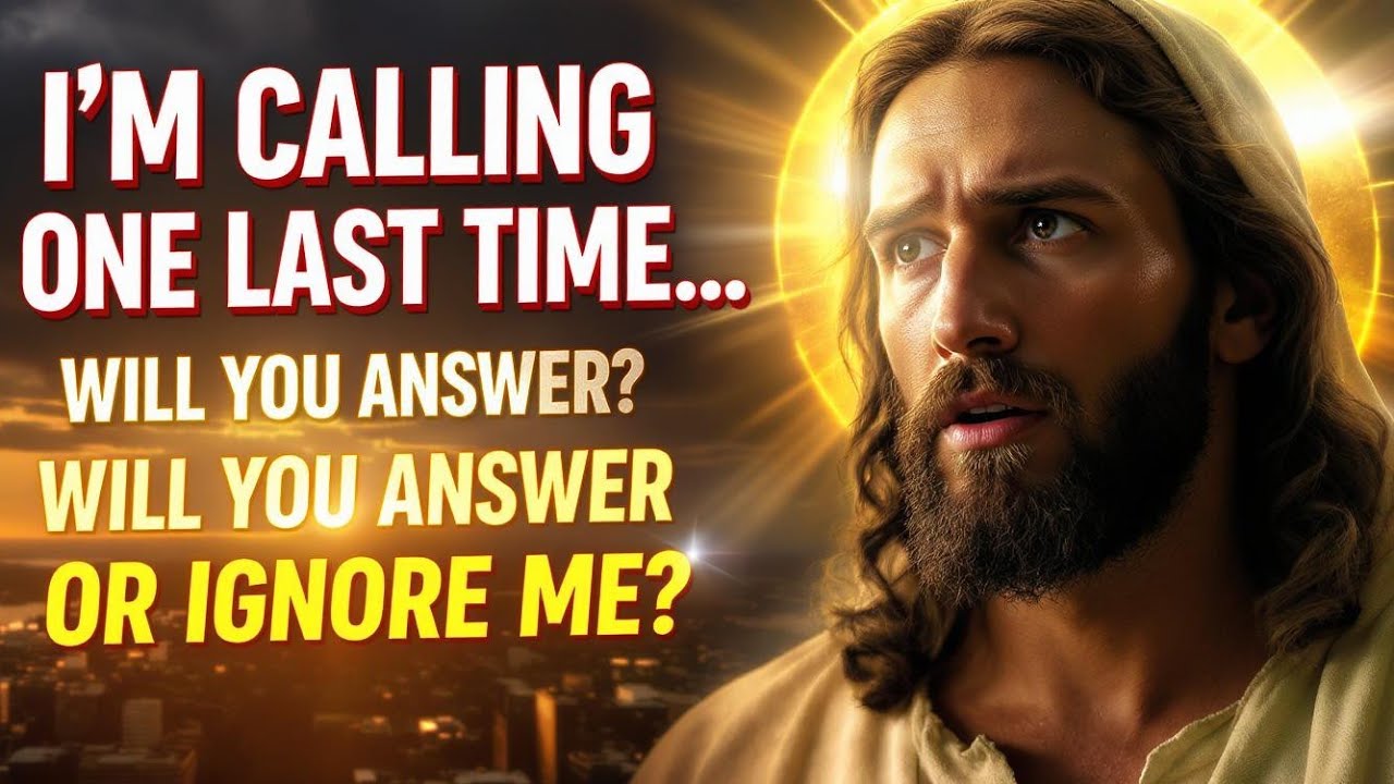 I'M CALLING ONE LAST TIME WILL YOU ANSWER or ignore me ? ️| God message ...