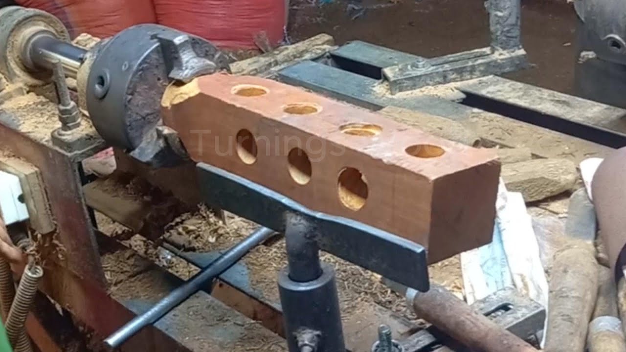 Wood Turning Creative Flower Pot Ideas - YouTube