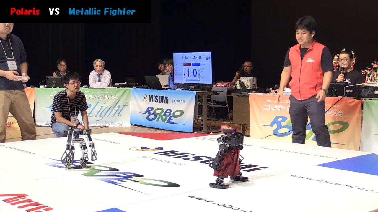 第17回ROBO-ONE Light 準々決勝 Polaris vs Metallic Fighter - YouTube