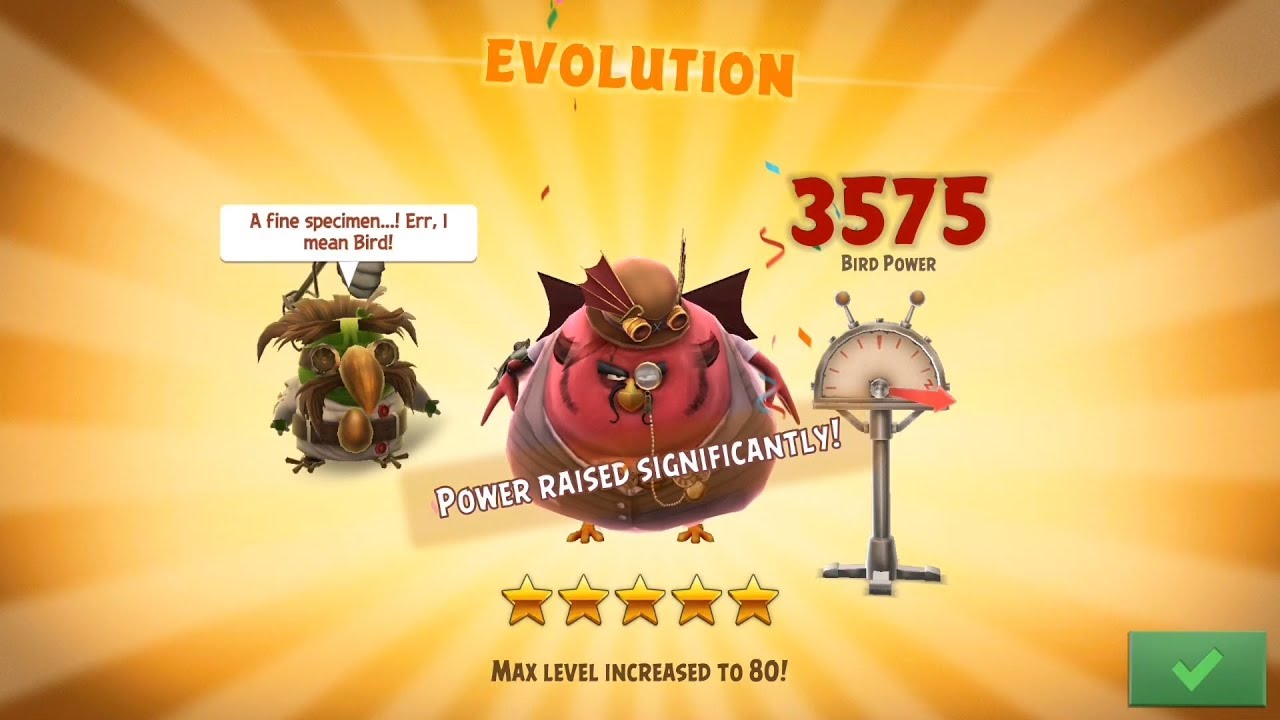 Angry Birds Evolution: Evolution of Terence, Steamship Barrage - YouTube