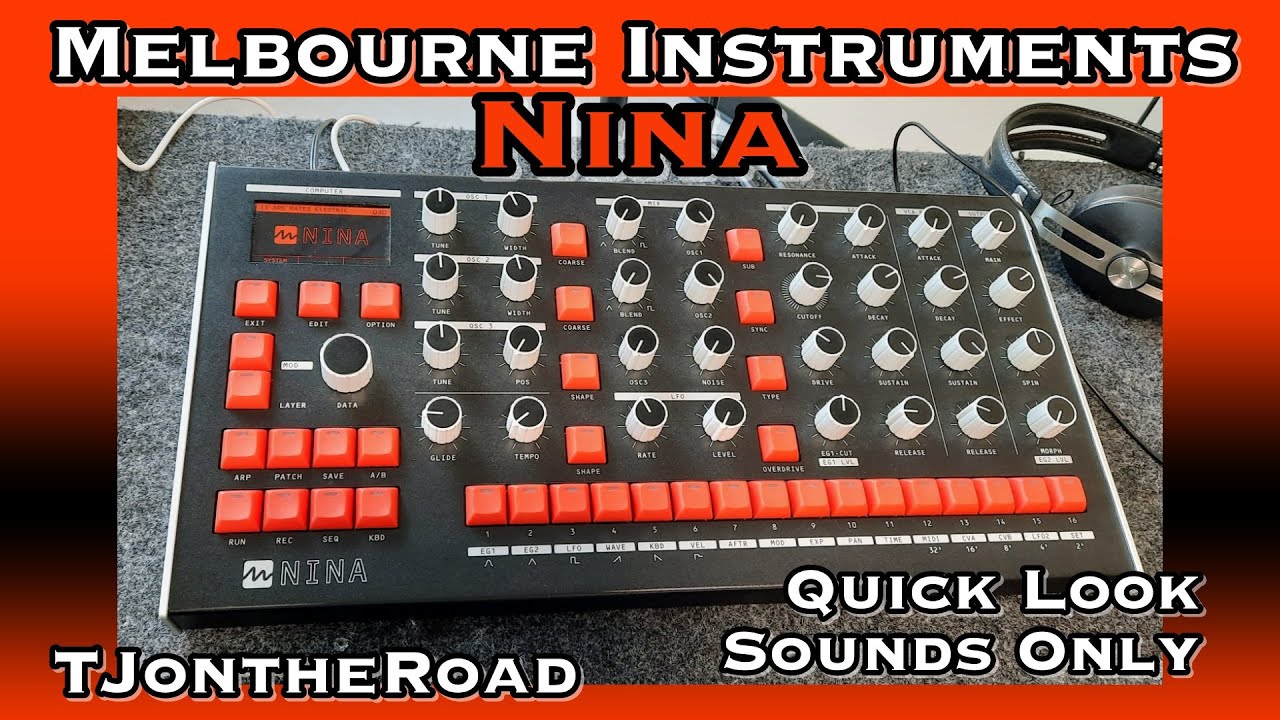 Melbourne Instruments Nina Quick Look Sounds Only - YouTube