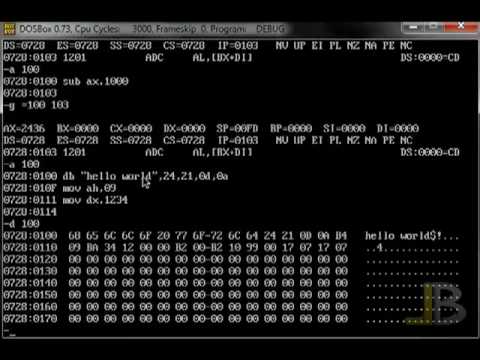 Jakash3 - Assembly Tutorial: Basic Commands - Youtube