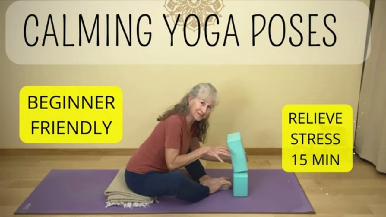 Reduce Stress With These Calming Yoga Poses! | Beginner Friendly - YouTube