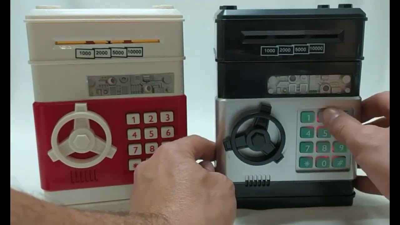 Сейф копилка Как сменить пароль - YouTube