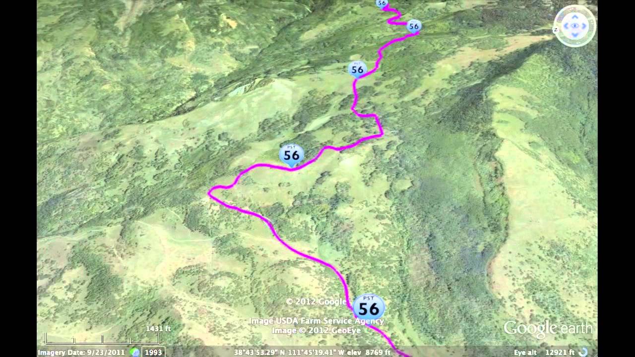 Paiute ATV Trails Map ibook 3d tour of trail PST 56 3D TOUR 720p - YouTube