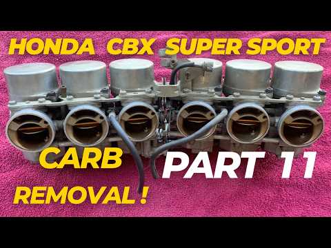 CBX SUPERSPORT CARB Removal!