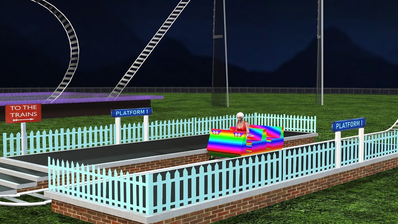 3d Fantasy Roller coaster 2 from the Crank's Creations - YouTube