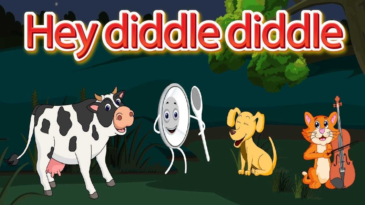 Hey Diddle Diddle - Nursery Rhyme - YouTube