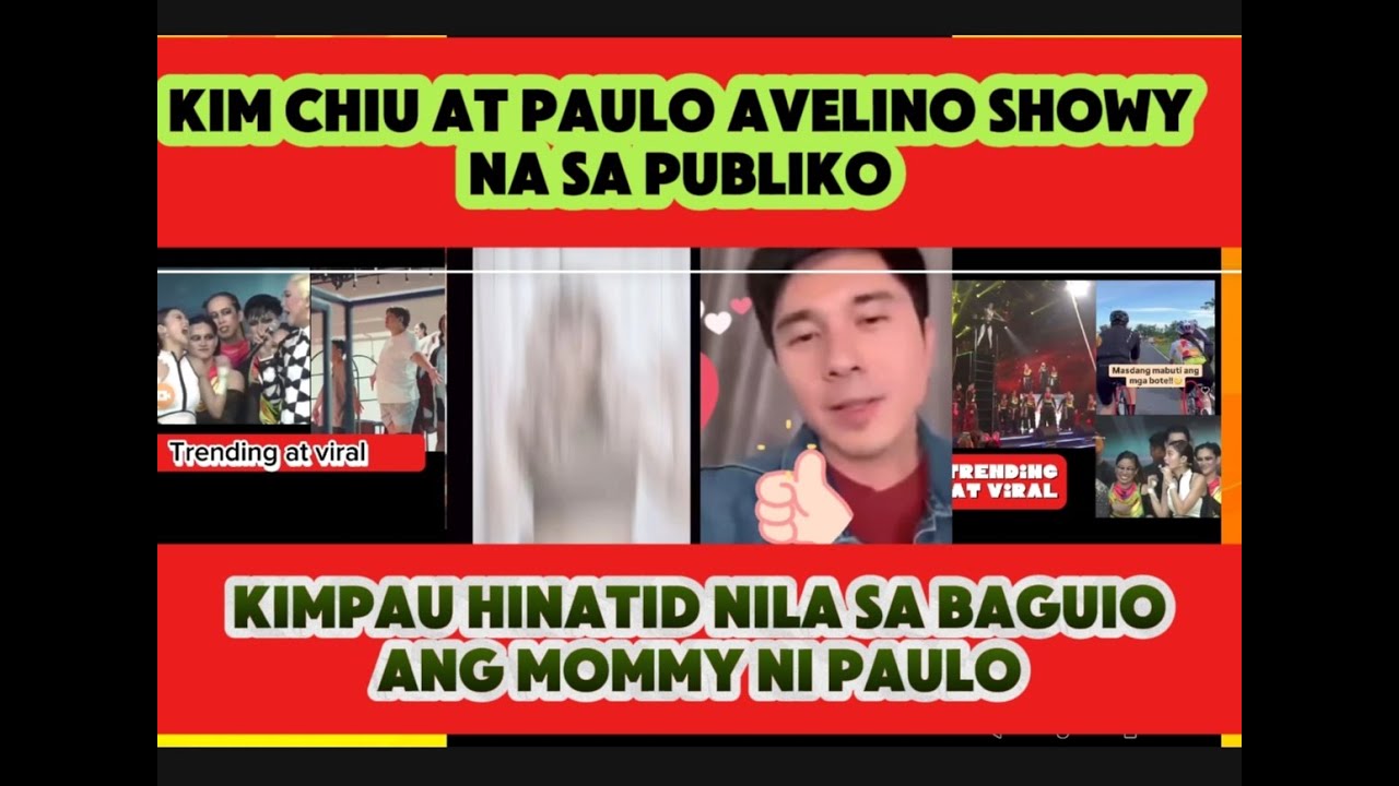 KIMPAU UPDATE TODAY👍 ️KIM CHIU AT PAULO AVELINO HINATID SA BAGUIO CITY ...