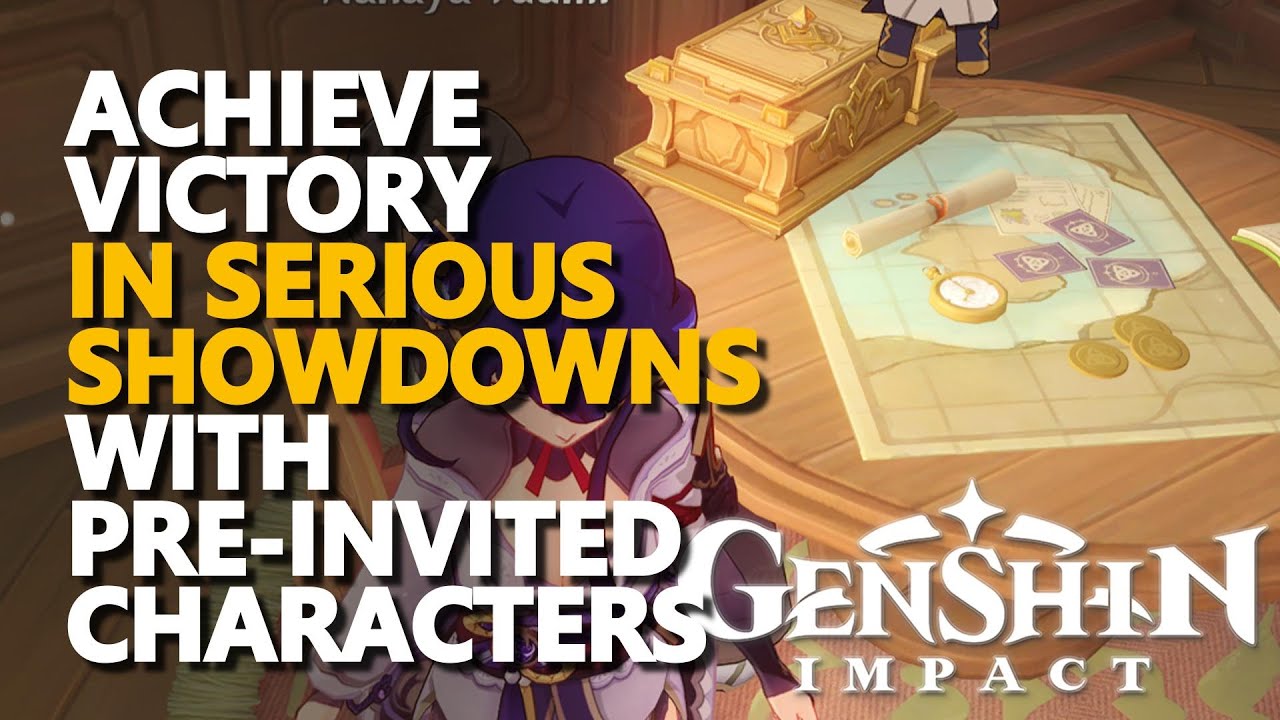 Achieve victory in Serious Showdowns with pre-invited characters ...