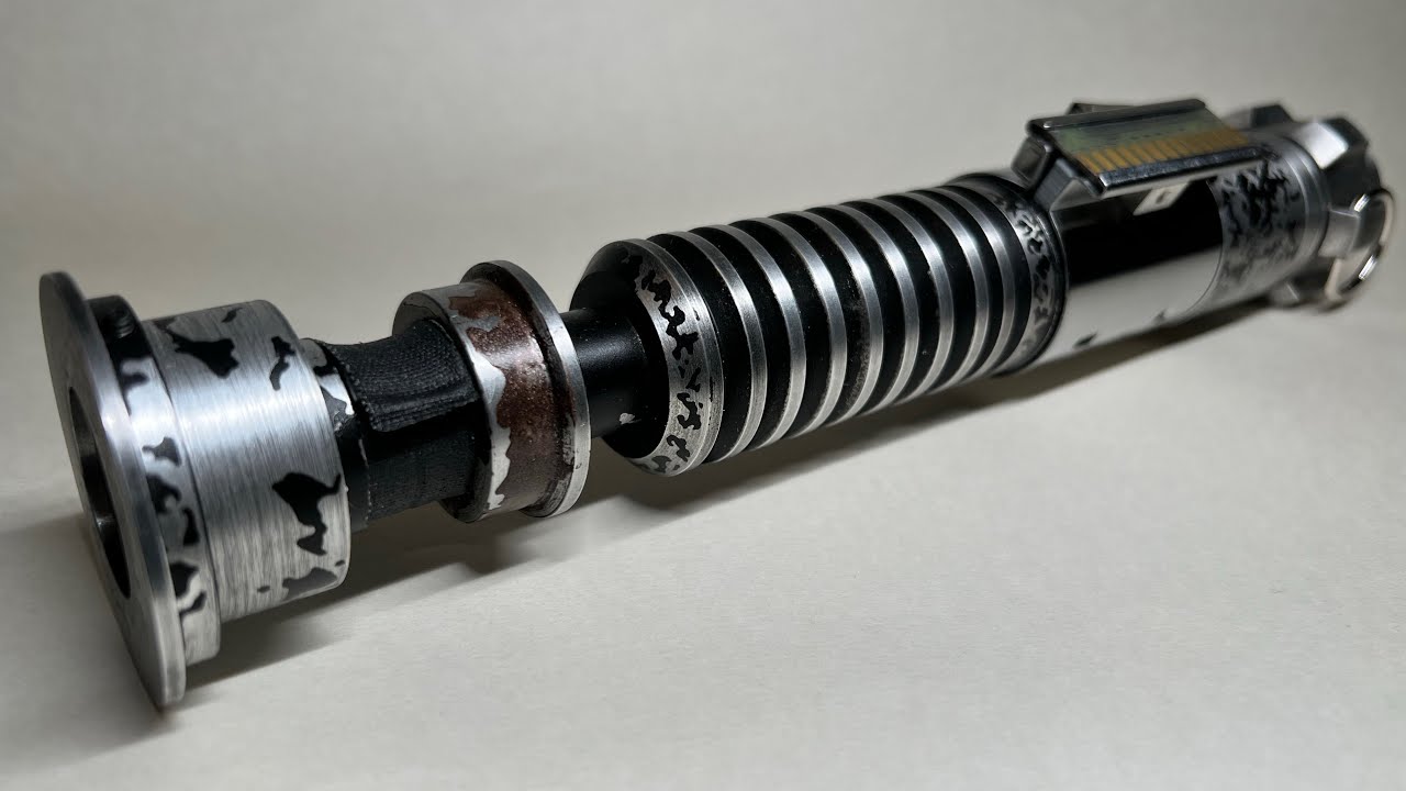 Solo’s Hold Luke V2 neopixel custom saber installed with GHV3 - YouTube