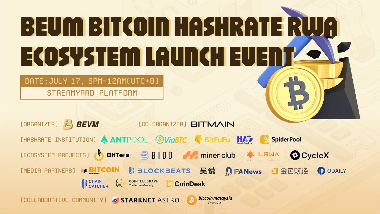 BEVM Bitcoin Hashrate RWA Ecosystem Launch Event - YouTube