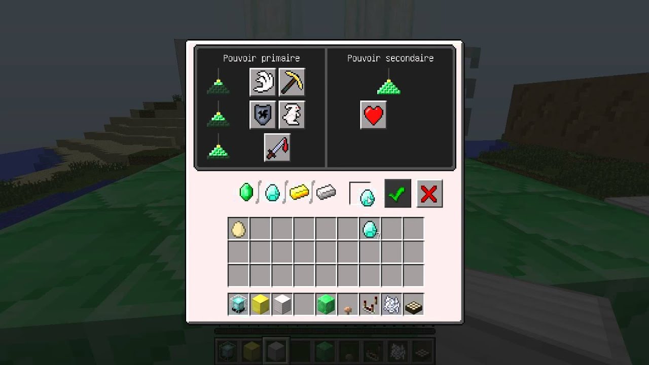 minecraft comment se servir d'une balise - YouTube
