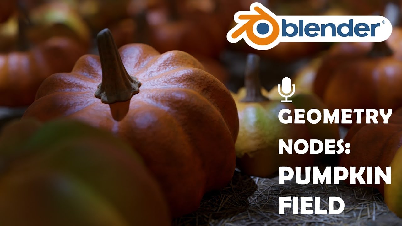 Pumpkin Field in Blender with Geometry Nodes - YouTube
