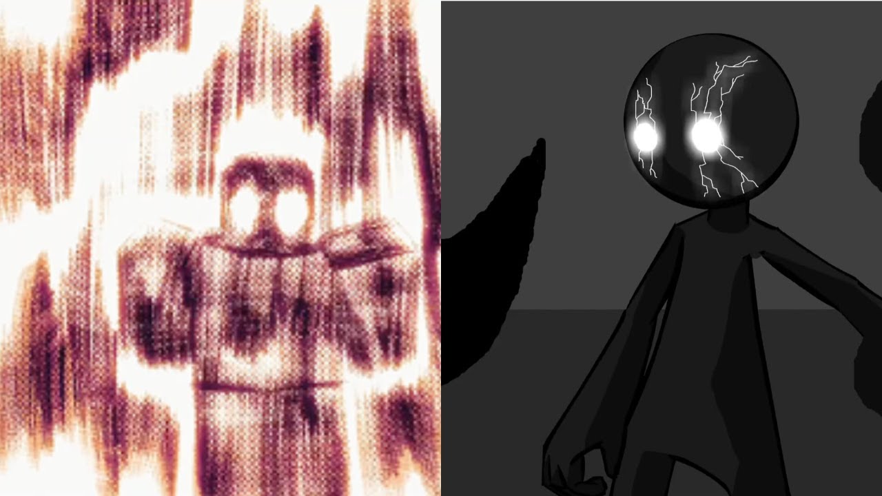 BLACK STICKMAN Comparison Roblox vs Animation | Roblox Fatal Combat ...