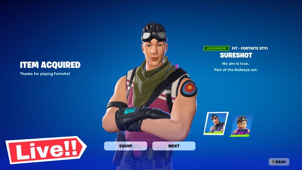 🔴 SURESHOT FORTNITE ITEM SHOP LIVE Today! (Fortnite Chapter 5) - YouTube