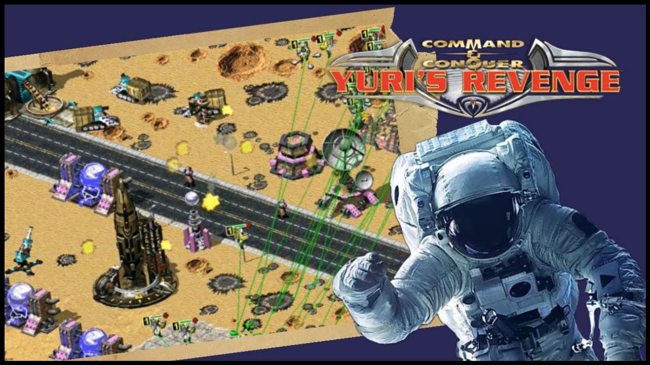 Yuri's Revenge | Low Resources Map + Cosmonaut | 1 vs 7 + Superweapons ...