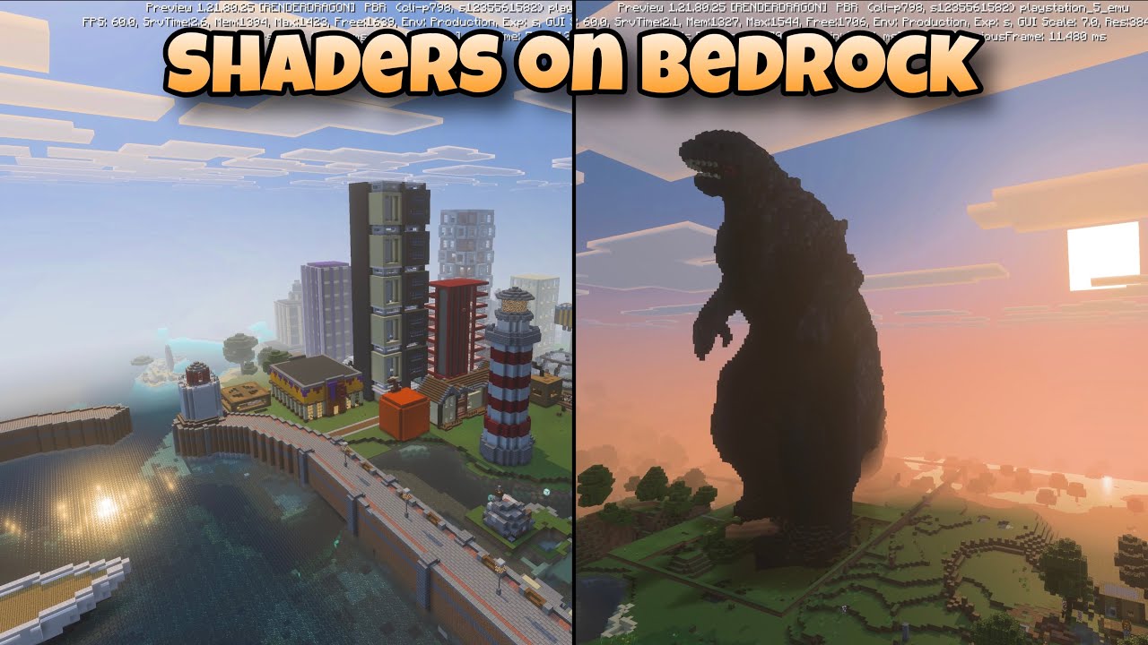 Shaders on Minecraft PS5 Bedrock! (Vibrant Visuals) - YouTube