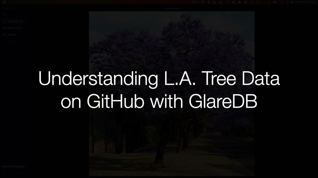 Understanding L.A. Tree Data Hosted on GitHub with GlareDB - YouTube