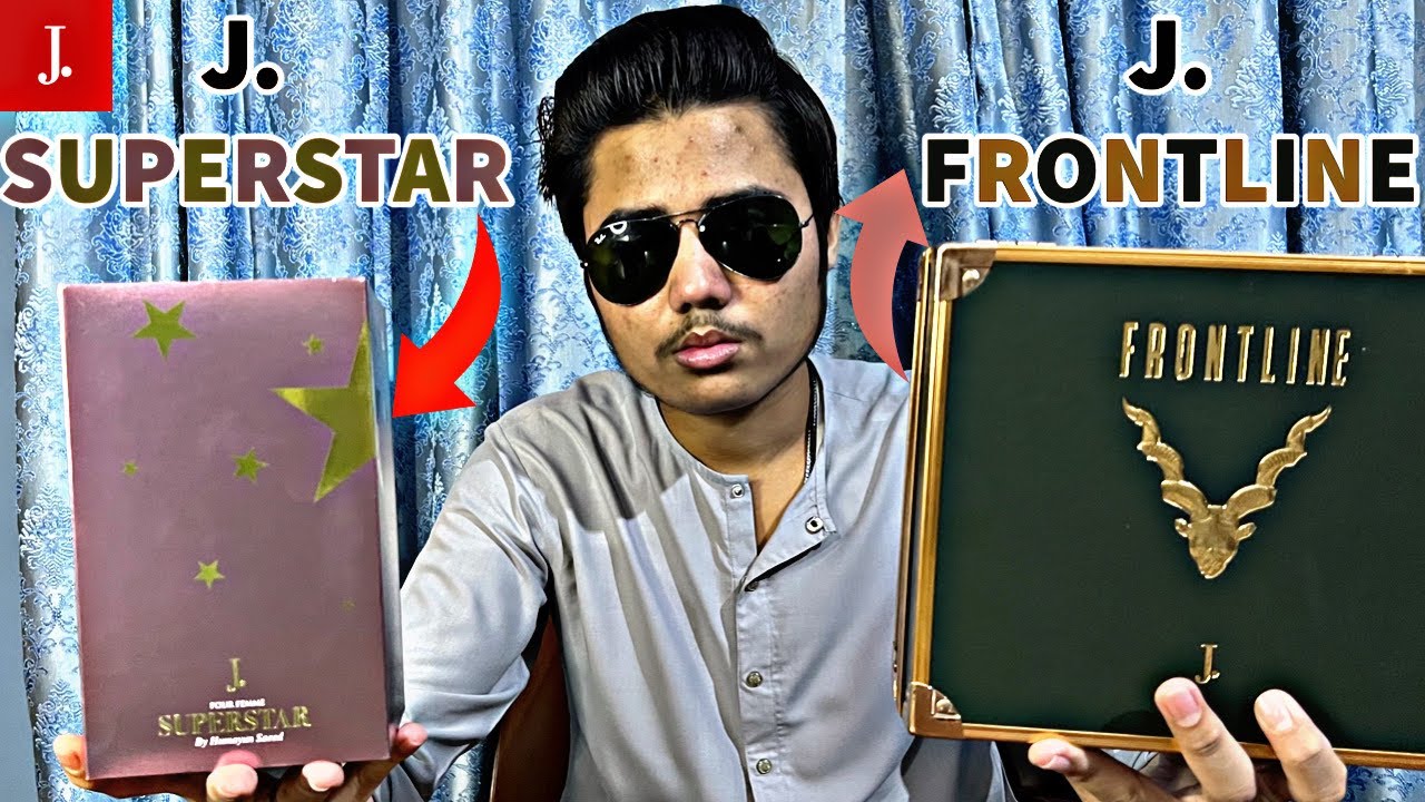 Unboxing J. SuperStar Perfume And J. FrontLine Perfume | J. Fragrances ...