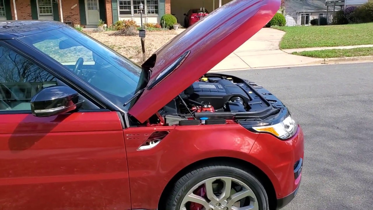 Removing Passenger Side Bonnet Louvre on 2014 Range Rover Sport L494 ...