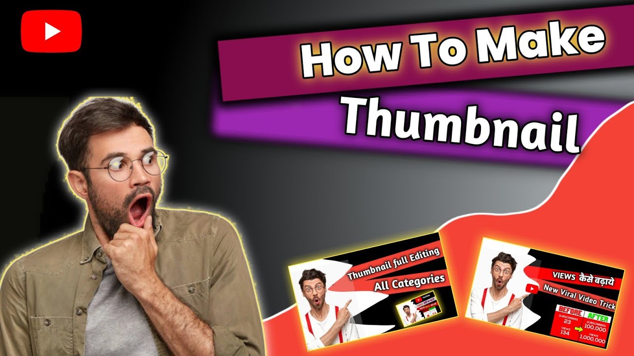 YouTube Thumbnails kaise banaye | how to make thumbnail like @Algrow ...