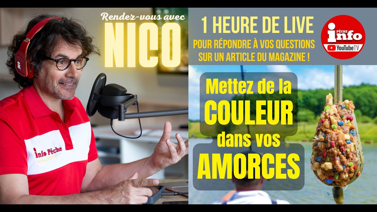 QUELLES COULEURS POUR LES AMORCES ? - YouTube