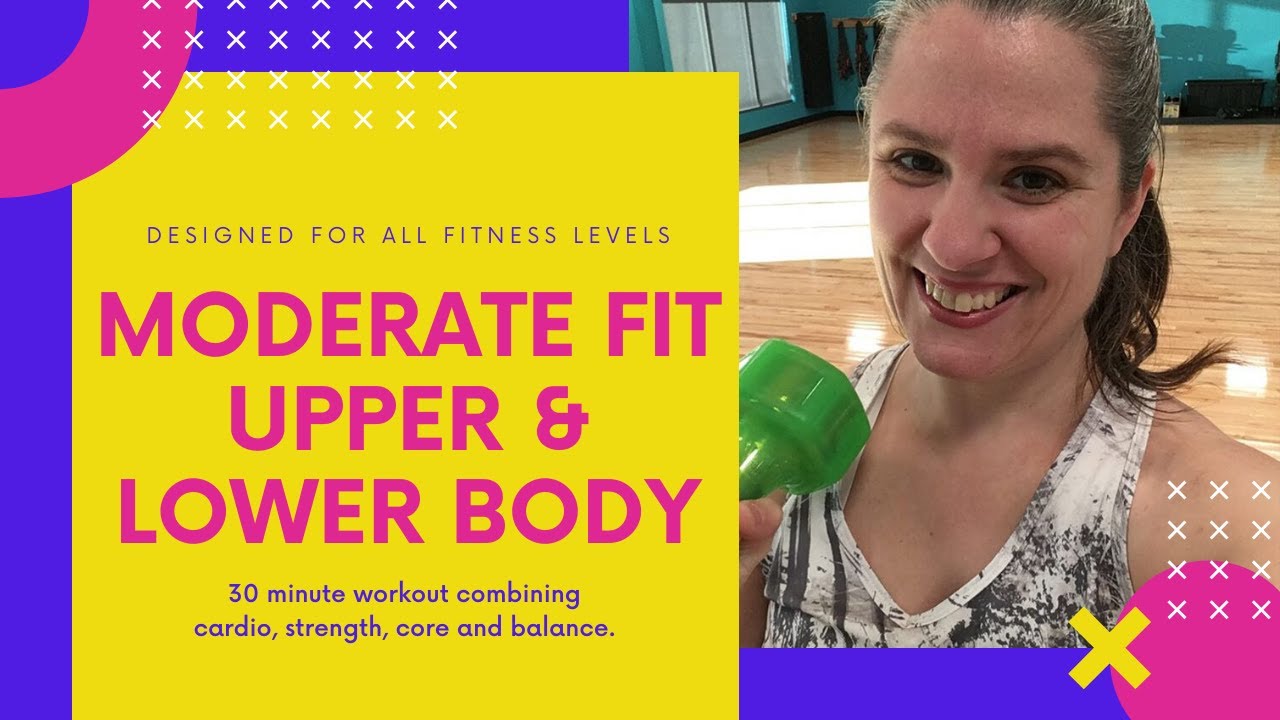 UPPER & LOWER BODY cardio strength training circuit workout - YouTube