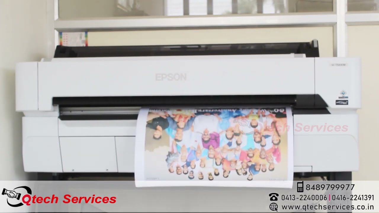 Epson CAD Plotter SC- T5430 Multifunction Technical Cad Printer/ Print, Copy, Scan ...