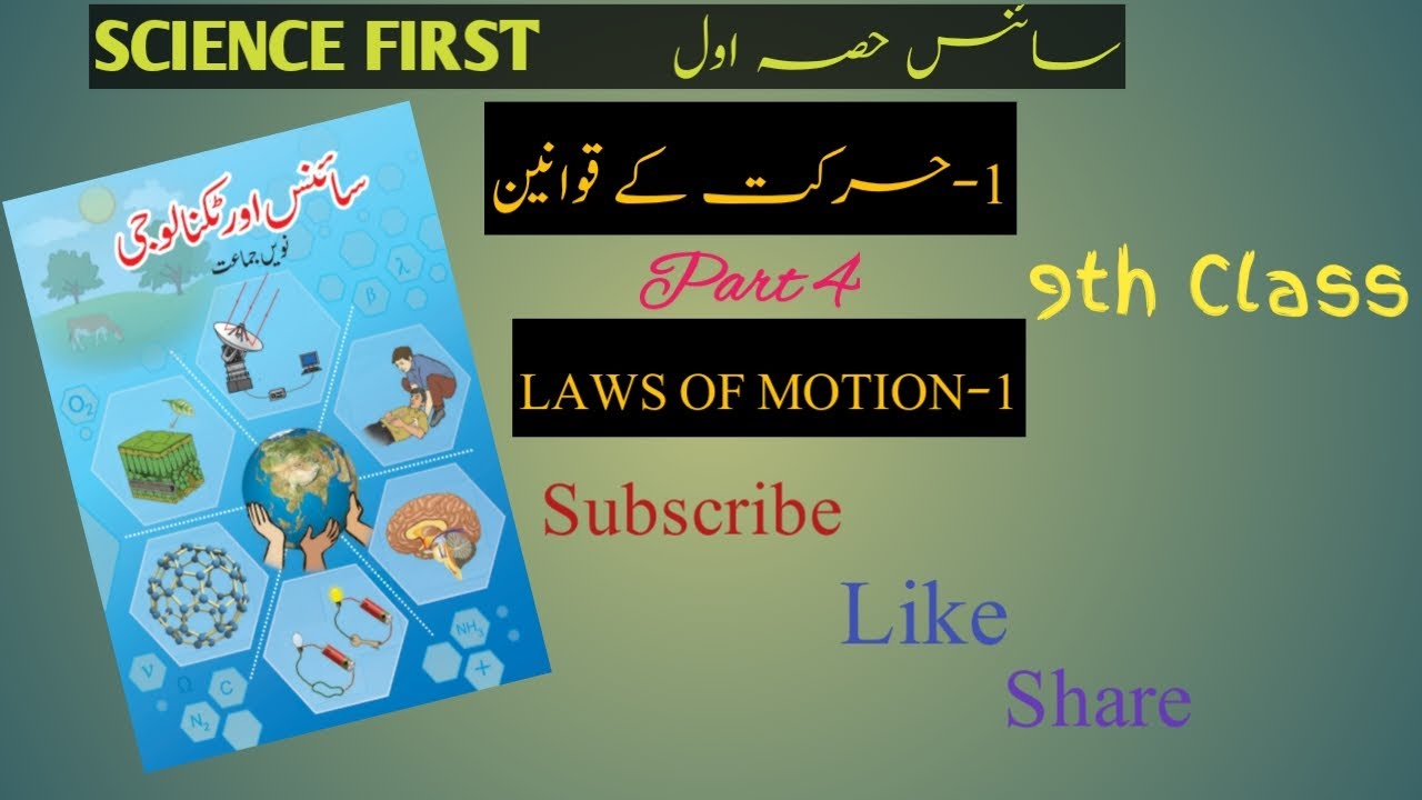 Std 9th, Science-1, Chapter - 1,Laws of Motion, part 4 - YouTube