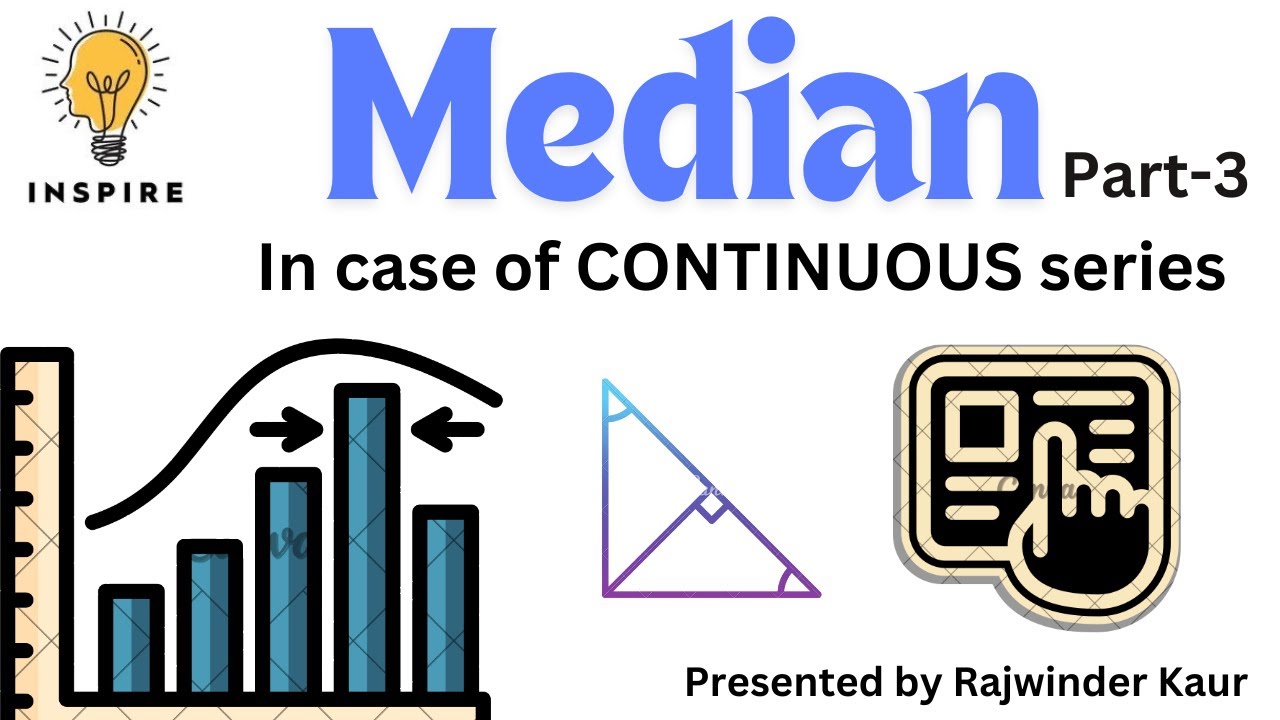 Median(in case of continuous series ) - YouTube