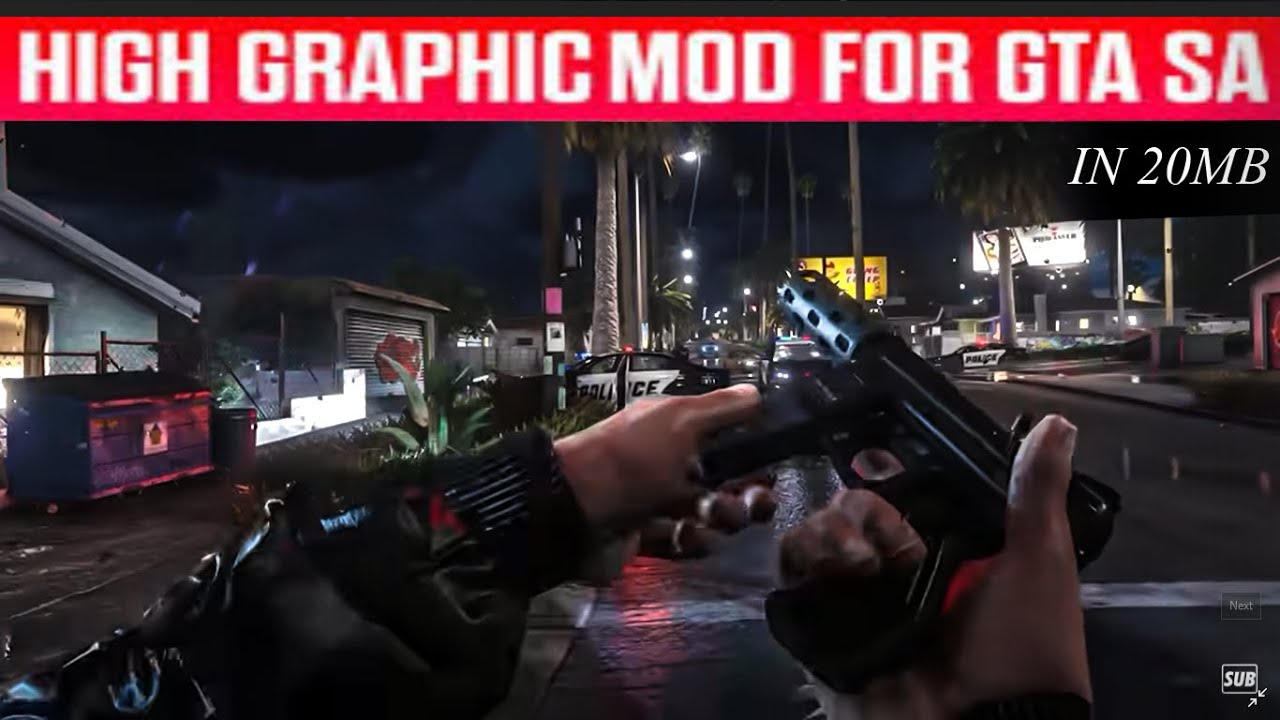 How To Download GTA San Andreas Graphic Mod In 10MB | ELITE GAMER - YouTube