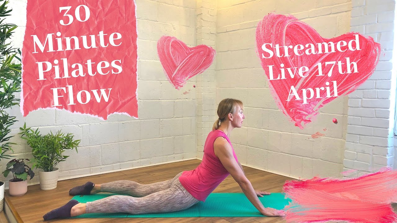 30 Minute Pilates Flow Class -Perfect Lockdown Workout | No Equipment ...