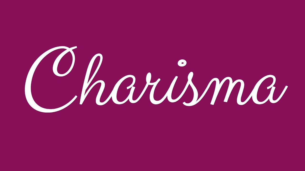 Learn how to Sign the Name Charisma Stylishly in Cursive Writing - YouTube