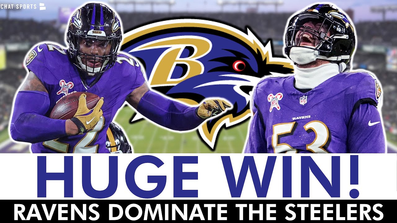 JUST IN: Ravens Pick Up HUGE Win vs. Steelers & Clinched A Spot In The ...