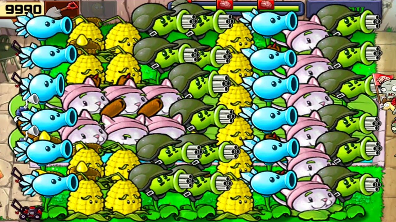 Plants vs. Zombies MOD Menu - Giant Plants Vs All Zombies - YouTube