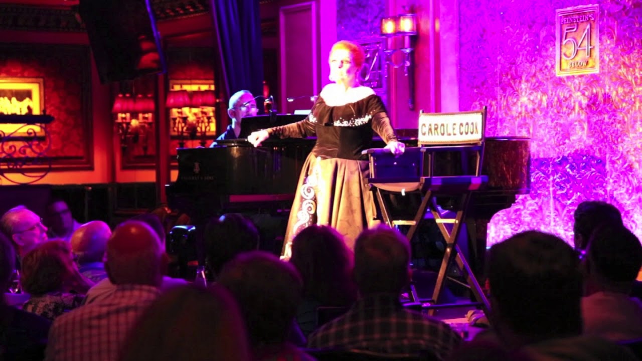 Carole Cook Snippets from NYC 54 Below Show - YouTube
