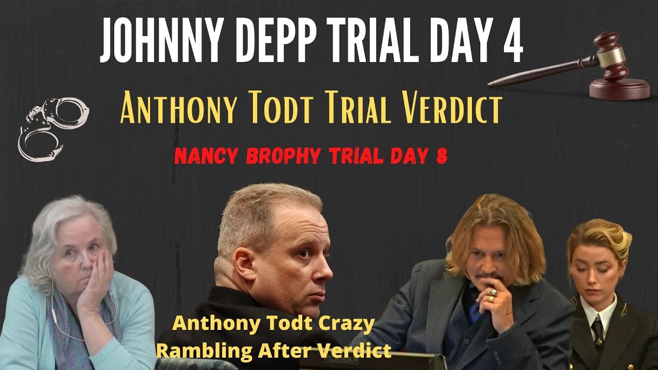 Johnny Depp Trial Day 4 - Anthony Todt Trial Day 4- Nancy Brophy Trial ...
