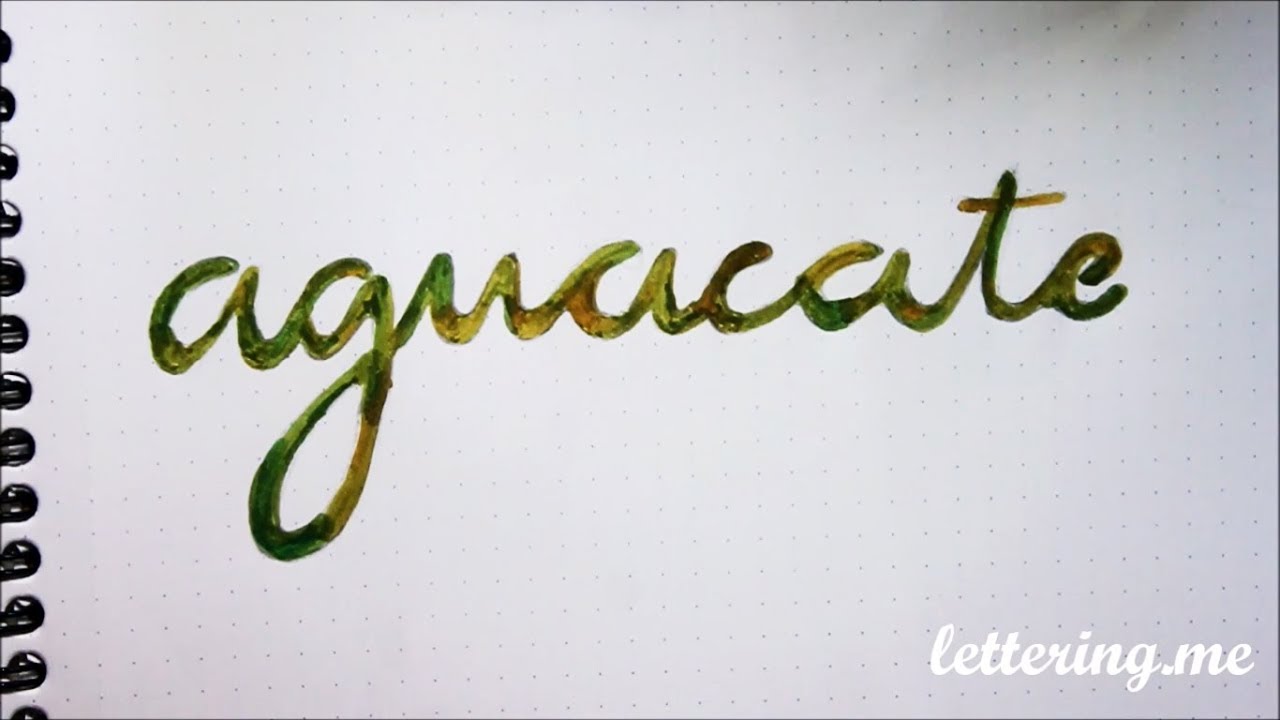 Curso de lettering - Lección 18: Convertir Caligrafía en Lettering ...