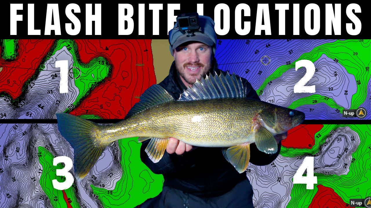 "Flash Bite" Walleye Locations (Spot on the Spot) + Prime Time Tips - YouTube