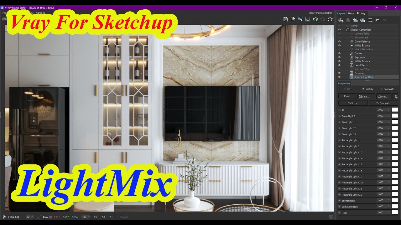 Vray For SketchUp VN - Hướng dẫn render Vray SKetchup với tính năng ...