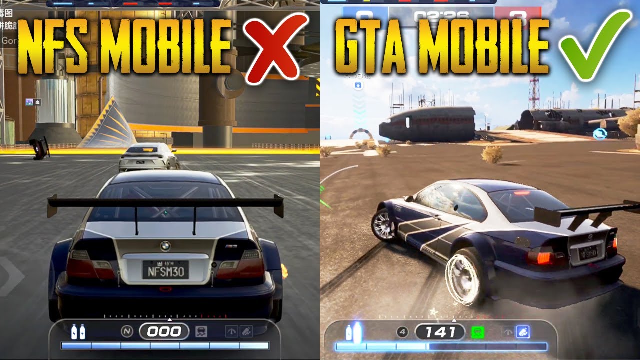 NFS MOBILE GTA 5 MOBILE | GAME IS ADDICTIVE - GTA MODE + FORZA MODES IN ...